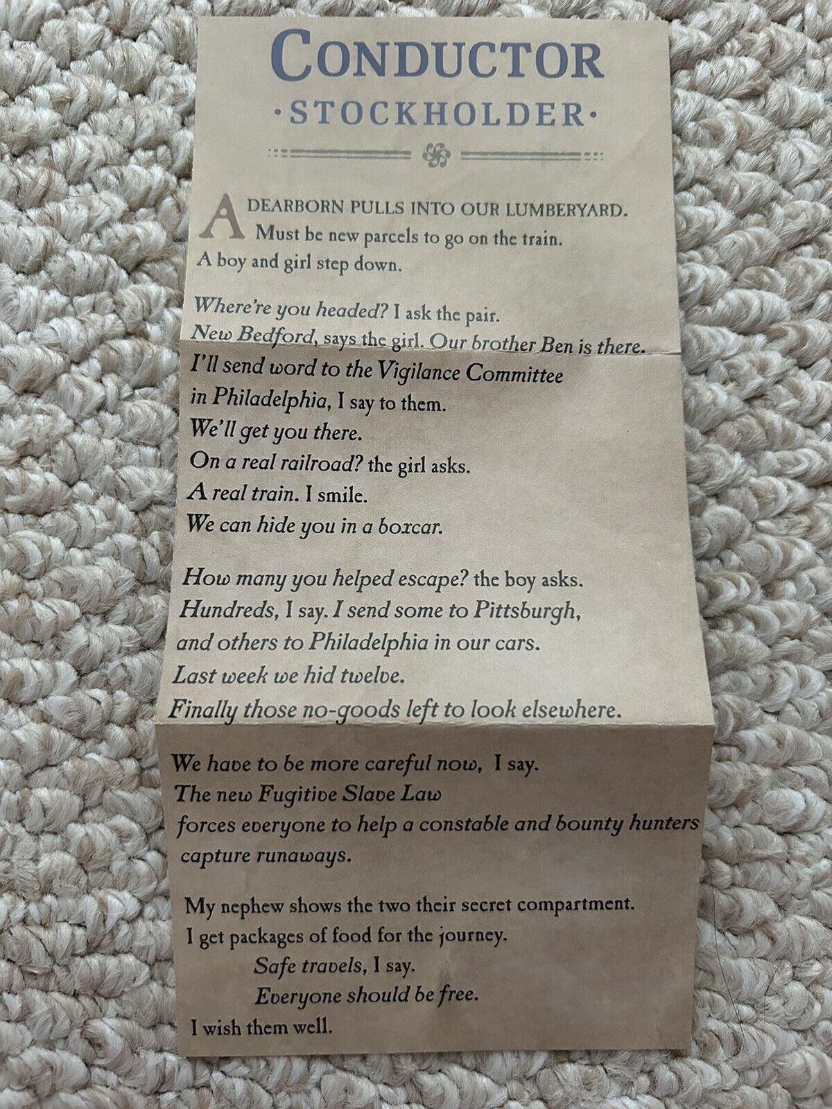 2024 The Underground Railroad FDC Hand Craft Storybook Cachet Laura ...