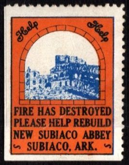 Vintage US Poster Stamp Help Fire Has Destroyed Please Help Rebuild ...