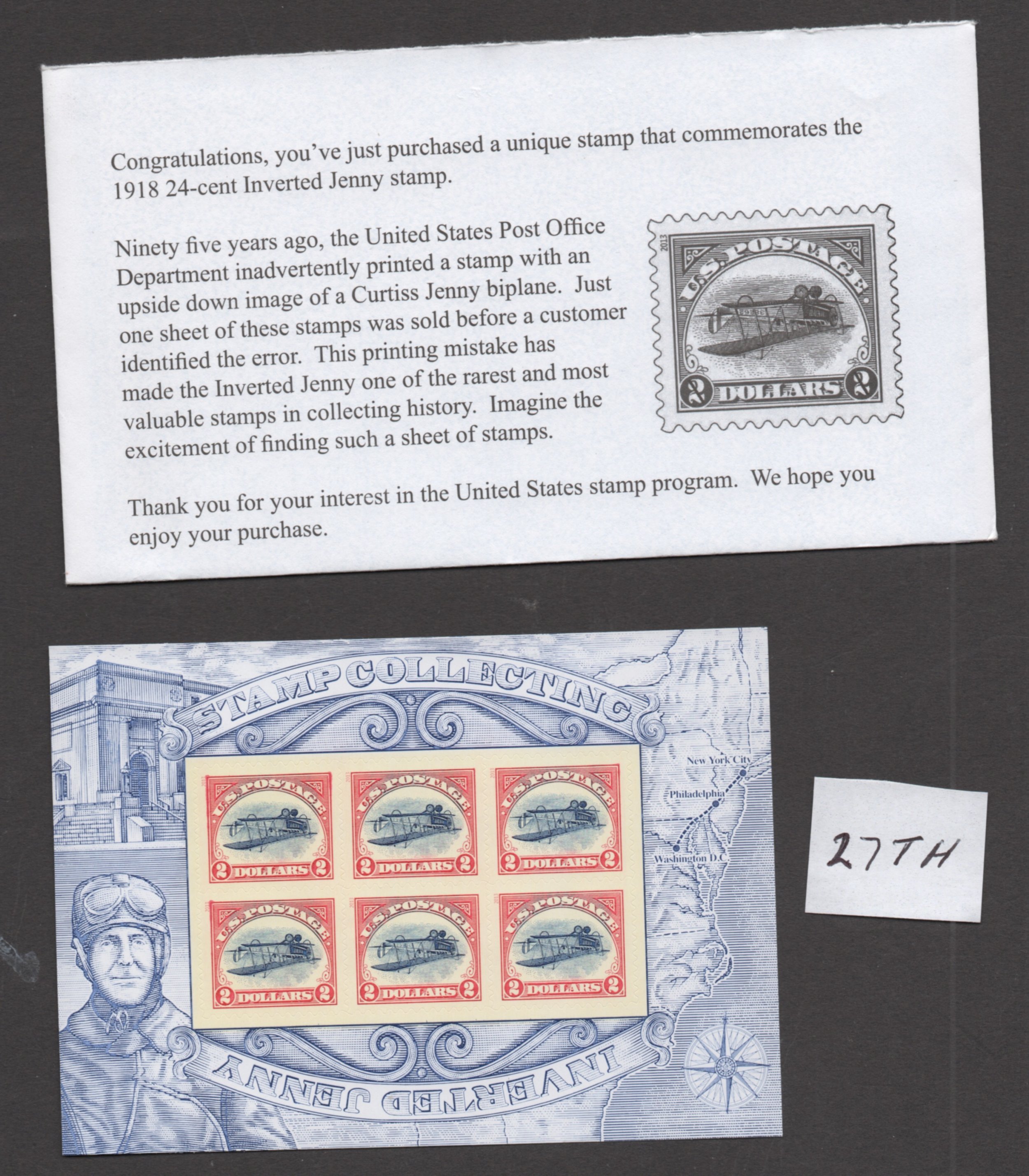 Scott # 4806 INVERTED JENNY unused MNH sheet of 6 | United States ...