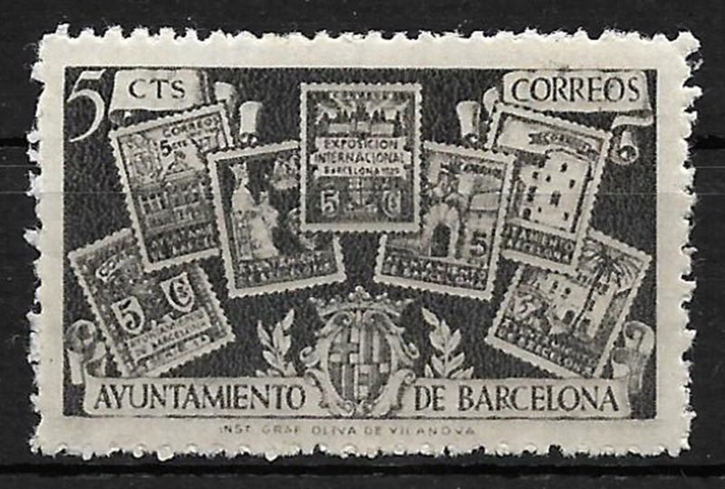 Collection LOT #269 Spain Ayuntamiento DE Barcelona Stamp MH | Europe ...