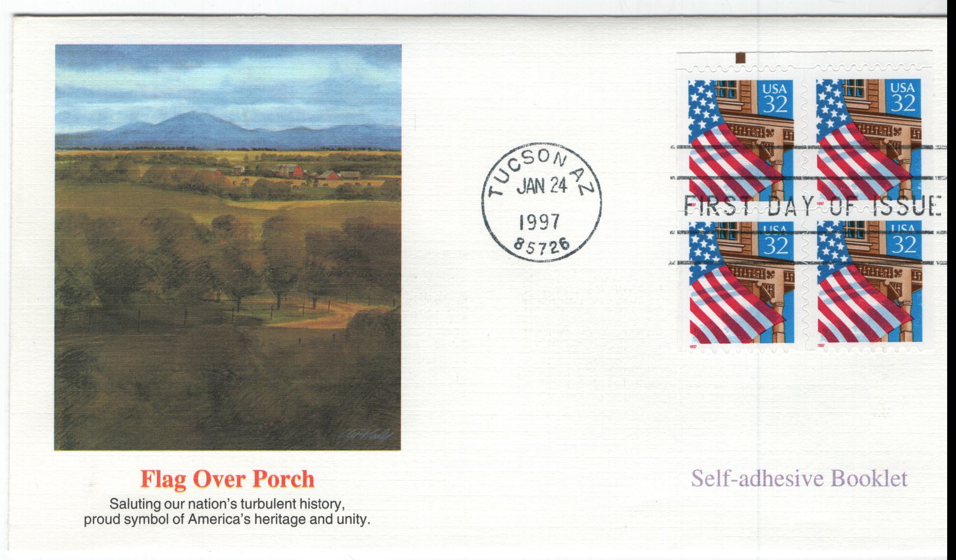 US, 2915d, Fdc, Flag Over Porch, Fleetwood | United States, General ...