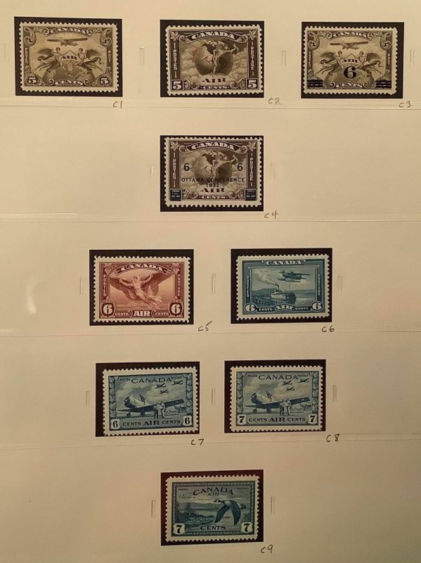 CANADA COLLECTION, Mint, 1851-2013, 8 SAFE Hingeless Albums, Scott ...