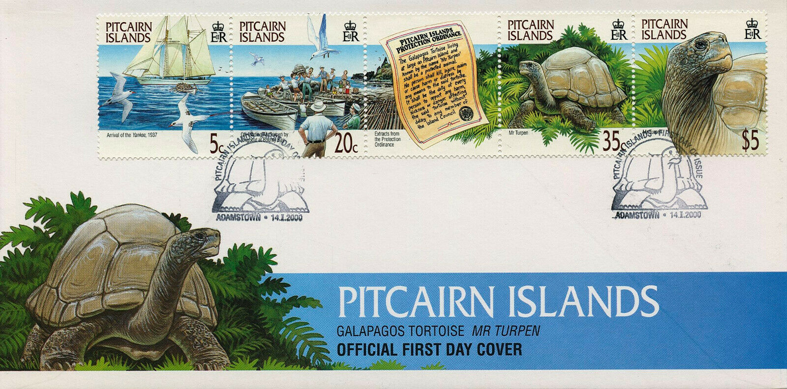 Limited price Pitcairn Island 2000 Galapagos Tortoise - Mr Turpen set ...