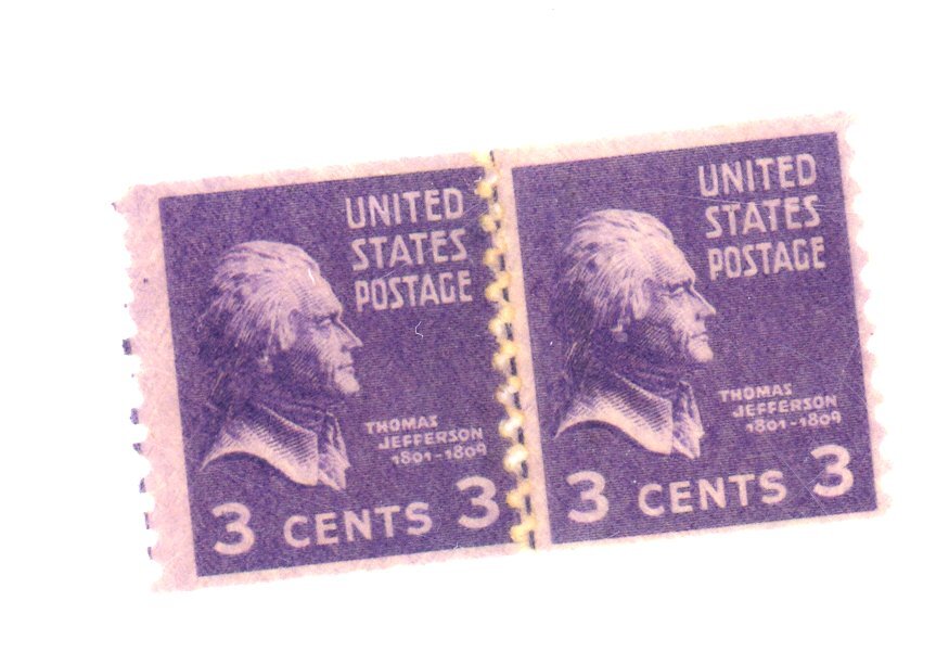 842 Mint Paste UP Line Pair FVF NH | United States, General Issue Stamp ...