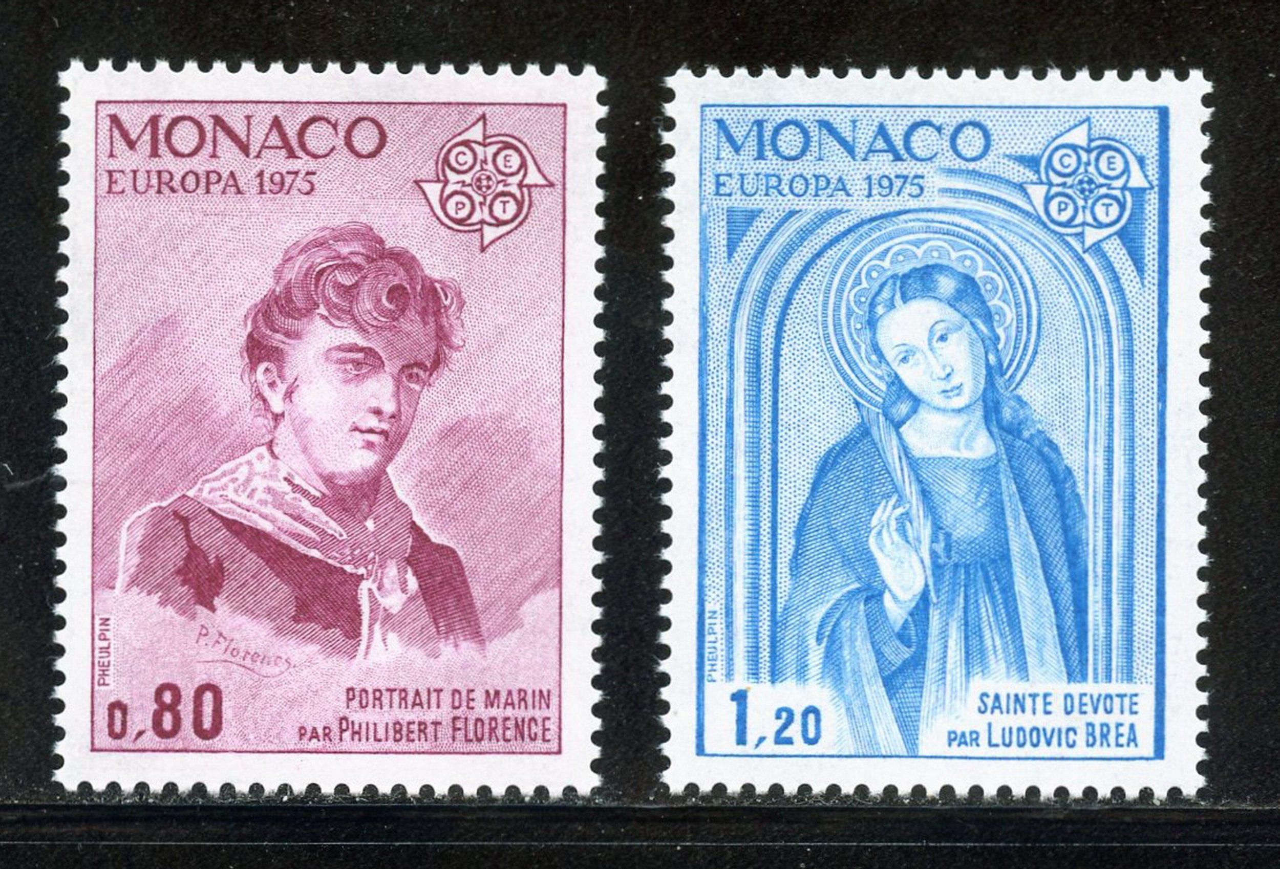 Monaco 961-62 MNH, Europa Set from 1975. | Europe - Monaco, General ...