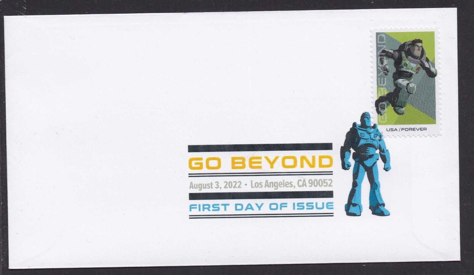 US 5711 Go Beyond Buzz Lightyear sprinting DCP FDC 2022 | United States ...
