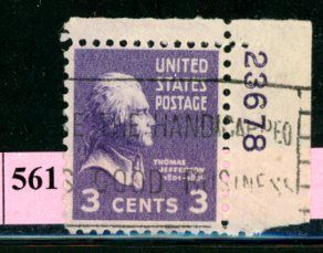 PKStamps - USA - 807 - Used - Plate Number Single #21-561 | United ...