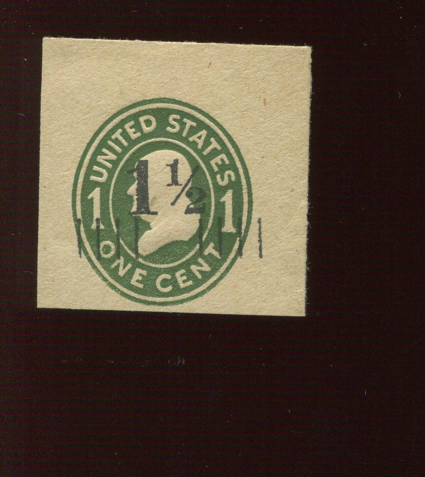 U494 Surcharged Full Corner Cut Square (Bx 191) | United States, Postal ...