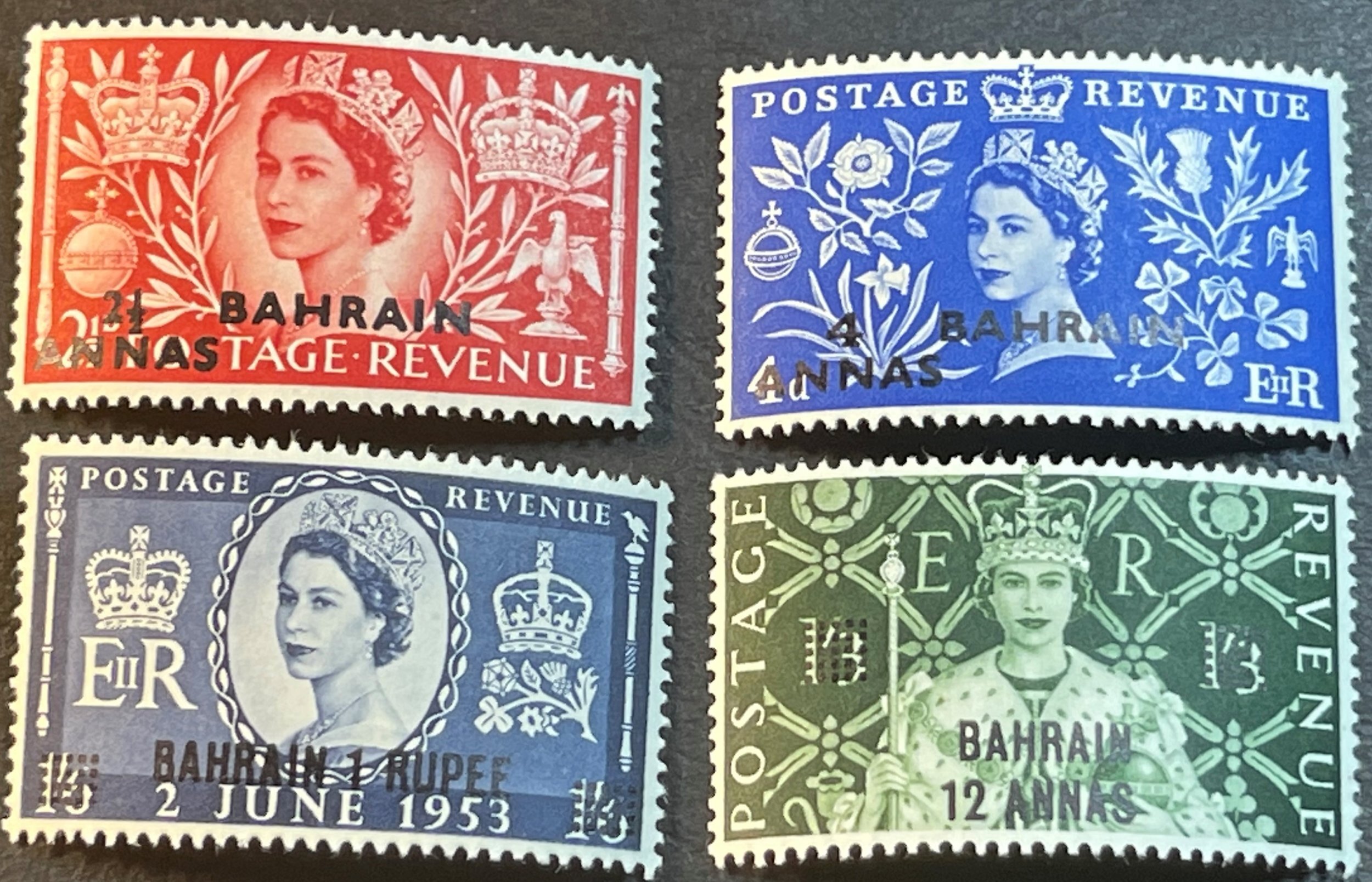 Bahrain # 92-95--Mint Never/Hinged---Complete Set---1953 | Middle East ...