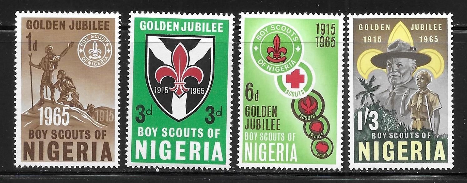 Nigeria 169-172 50th Nigerian Boy Scouts set MNH | Africa - Nigeria ...
