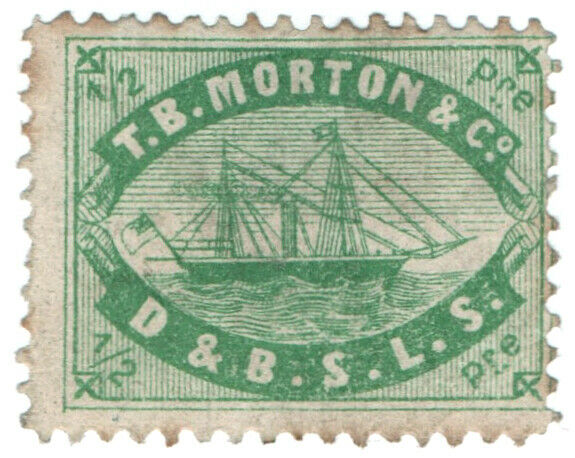 (I.B) Turkey Local Post : TB Morton & Co Journal Stamp ½pi / HipStamp