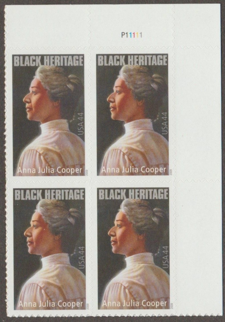 4408, (Black Heritage) PB-4 U/R. "Anna Julia Cooper" MNH, .44 cent ...