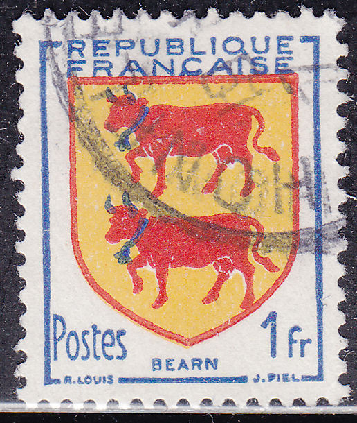 France 661 Arms of Bearn 1951 | Europe - France & Colonies, General ...