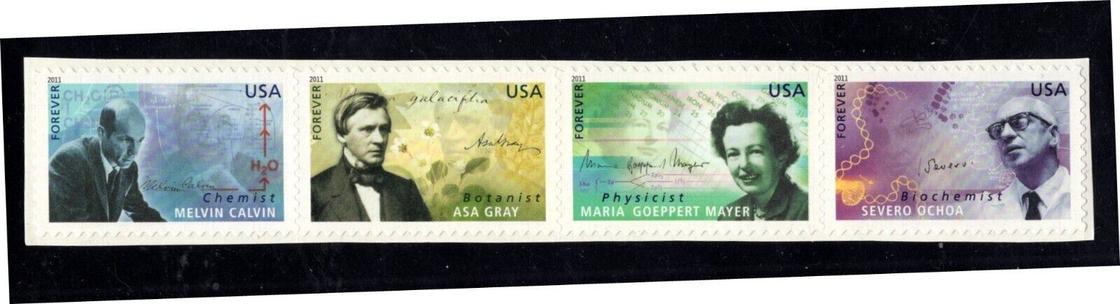 U.S. - 4541-4 - Scientists - Strip of 4 - Never Hinged | United States ...