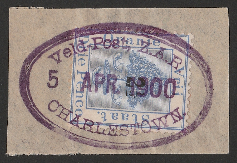 TRANSVAAL-BOER WAR 1899 Boer invasion of Natal Postmark OFS stamp ...