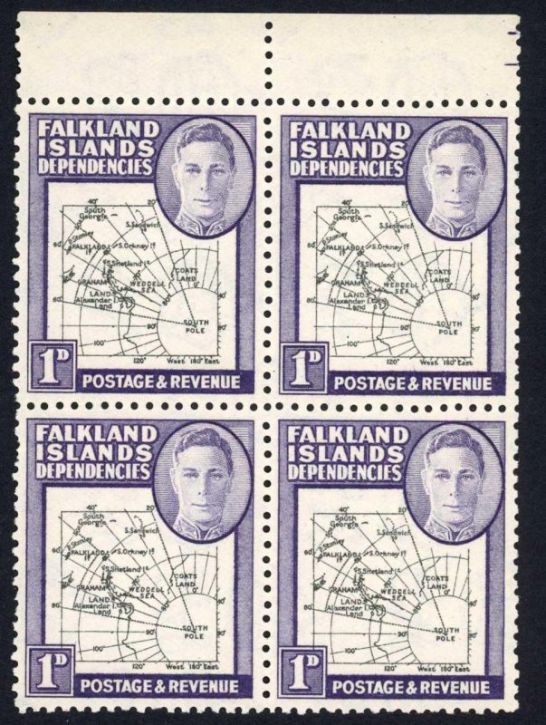 Falkland Is Dep SGG2a 1d Thick Map Variety Gap in 80th Parallel U/M ...