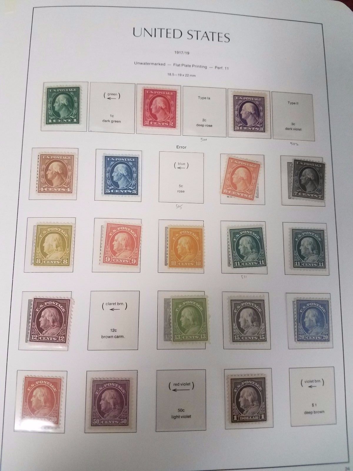UNITED STATES COLLECTION – 1847 to 1999 in four Lighthouse hingeless ...