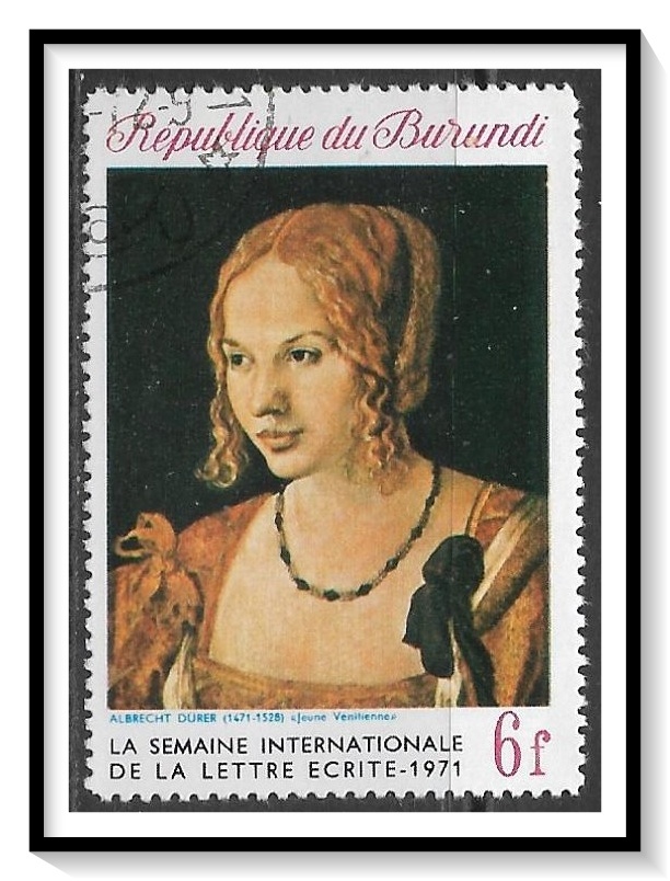 Burundi #364 Letter Writing Week CTO NH | Africa - Burundi, General ...