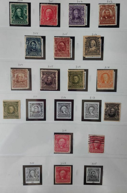 UNITED STATES COLLECTION, 8 Safe Hingeless albums 1861-2007 Scott ...