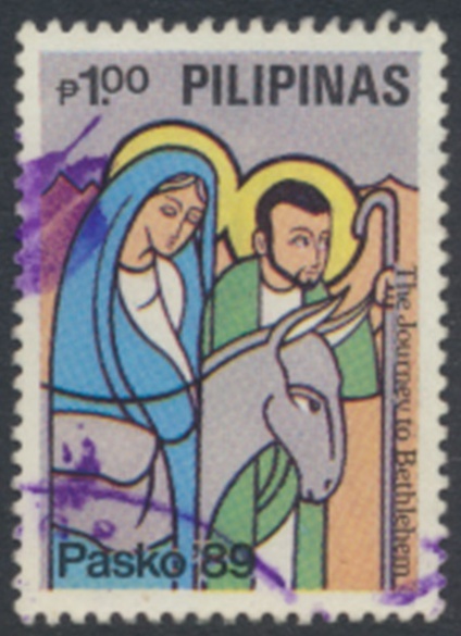 Philippines Sc# 2015 Used Christmas see details / cancel face & reverse ...
