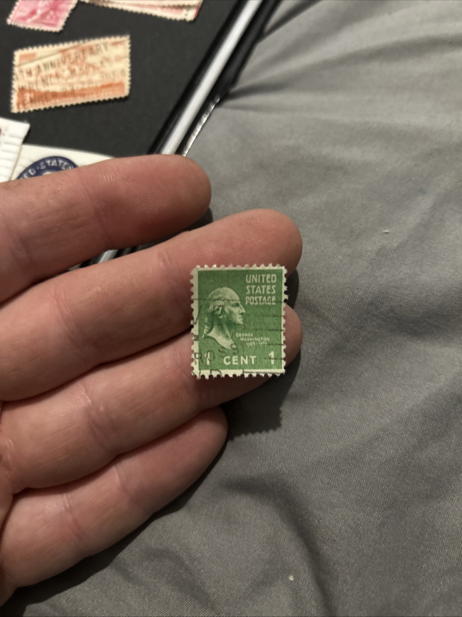 George Washington 1 cent stamp | United States, Stamp / HipStamp