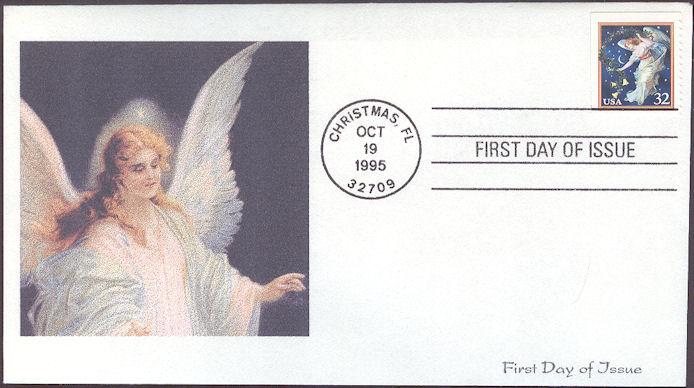 #3012 Midnight Angel Homespun FDC | United States, General Issue Stamp ...