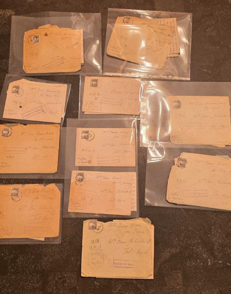11 1943-44 Palestine Bethlehem Womens Prison Censor Covers w/ltrs ...