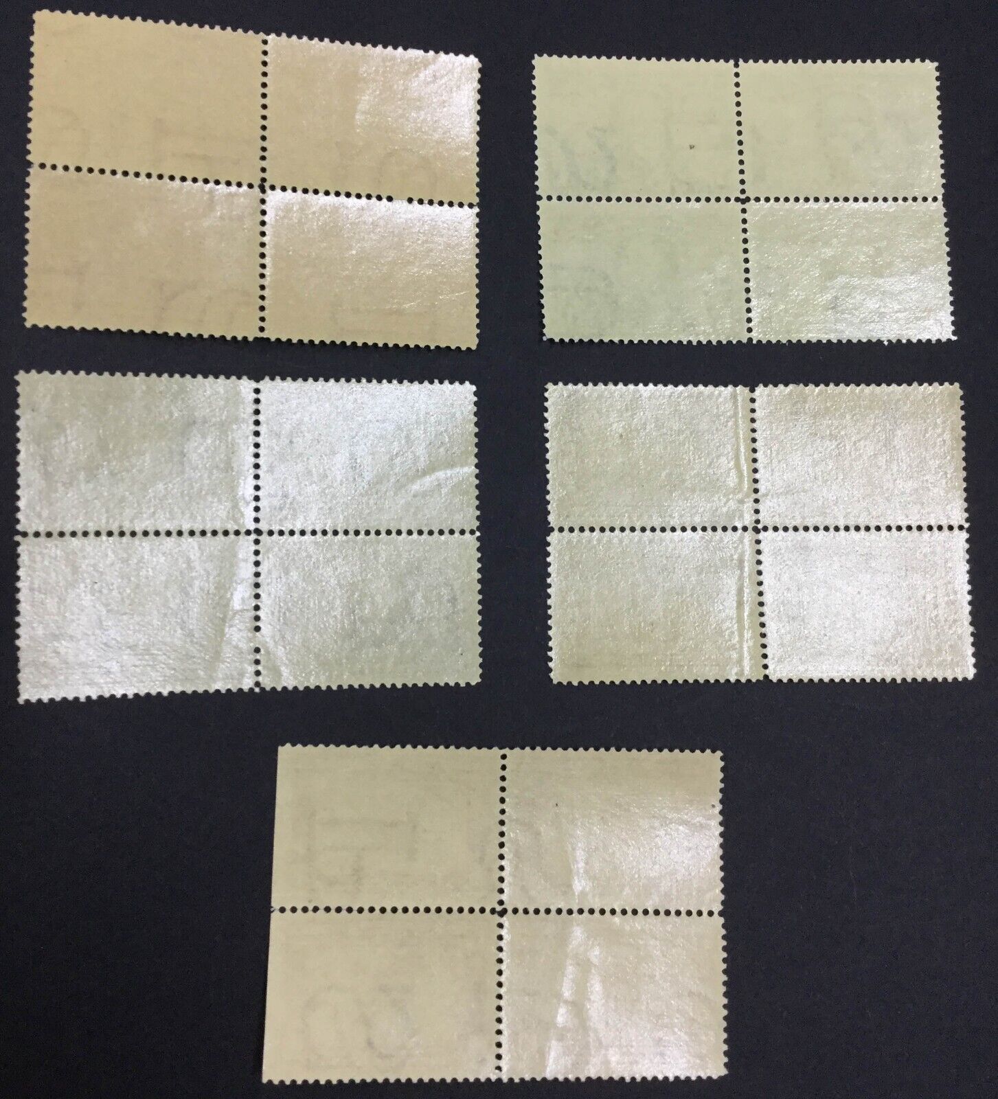 US Stamps #323-327 Blocks Mint OG NH LOT #76436 | United States ...