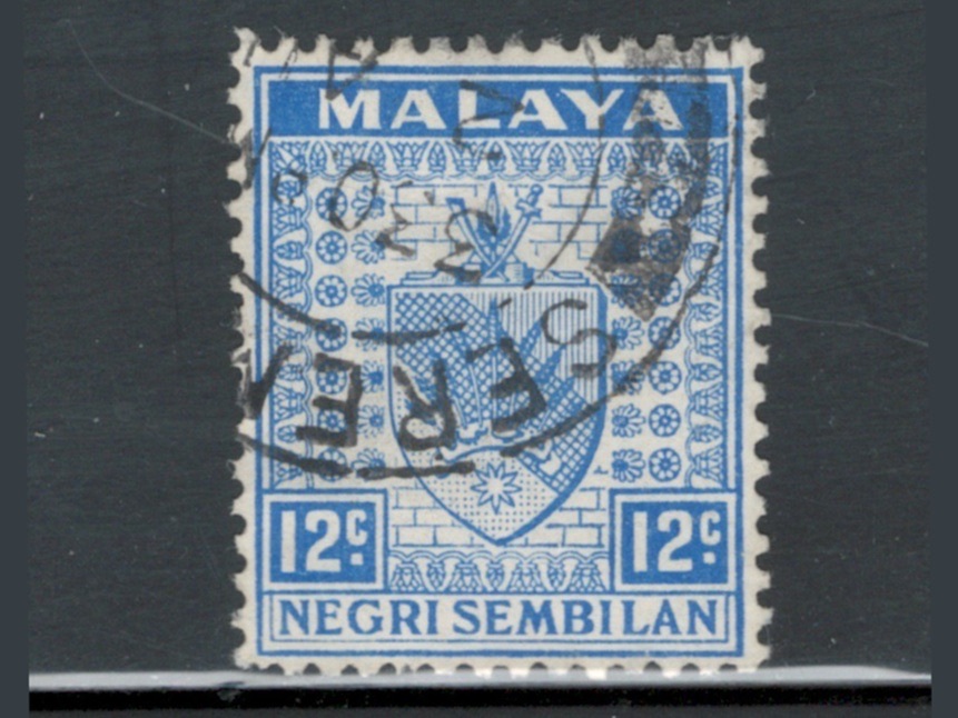 Malaya States - Negri Sembilan 1936 Arms of Negri Sembilan 12c Scott ...