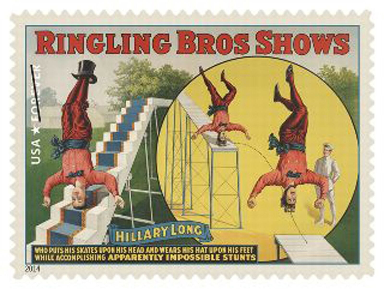Vintage Circus Posters Sheet of 16 Forever Stamps Postage Stamps Scott ...