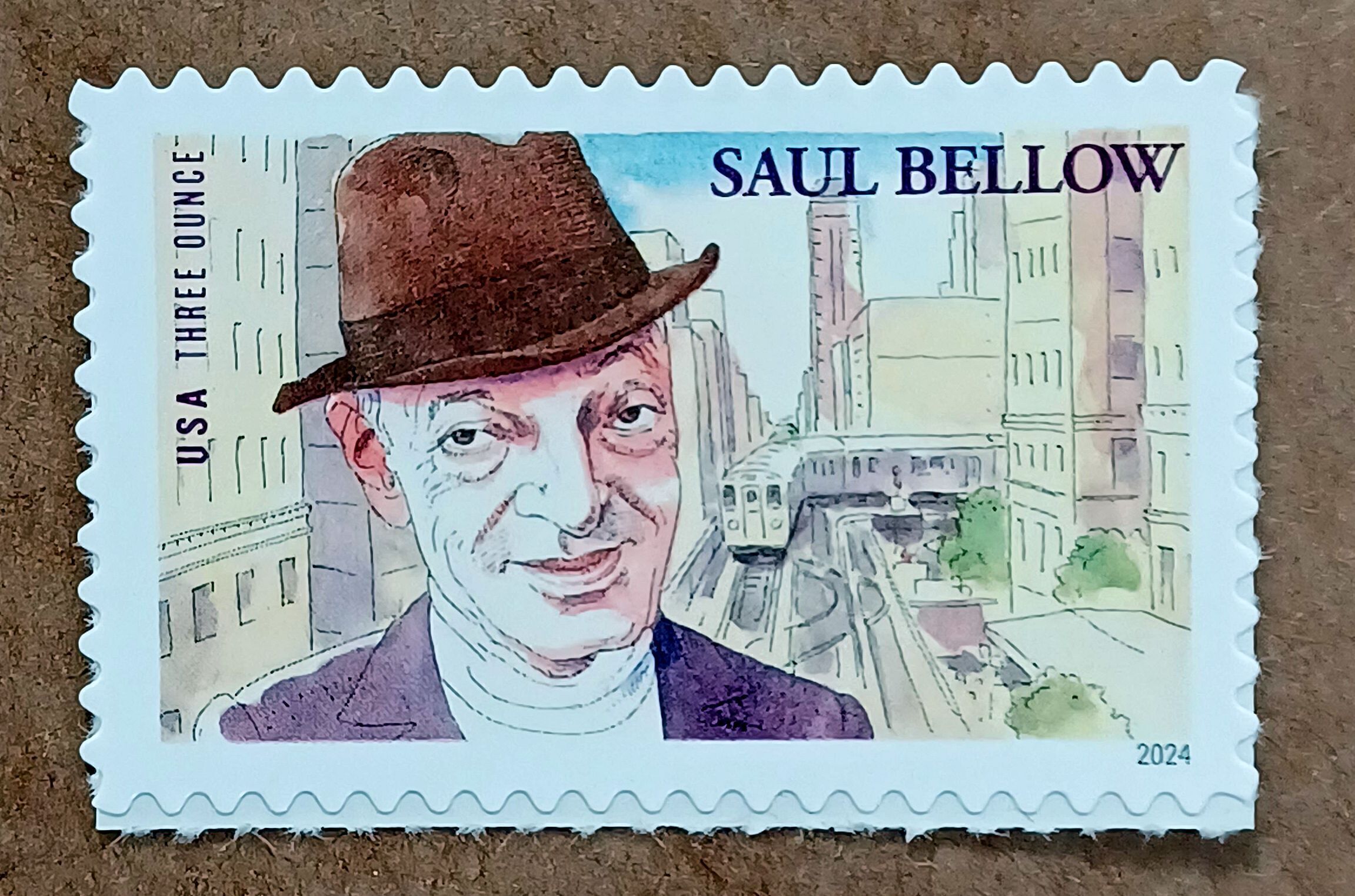 United States #5831 ($1.16) Saul Bellow 3-ounce MNH (2024) | United ...