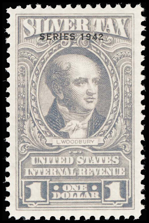 U.S. REV. Silver TAX Rg95 Mint (ID # 109561) | United States, Revenues ...