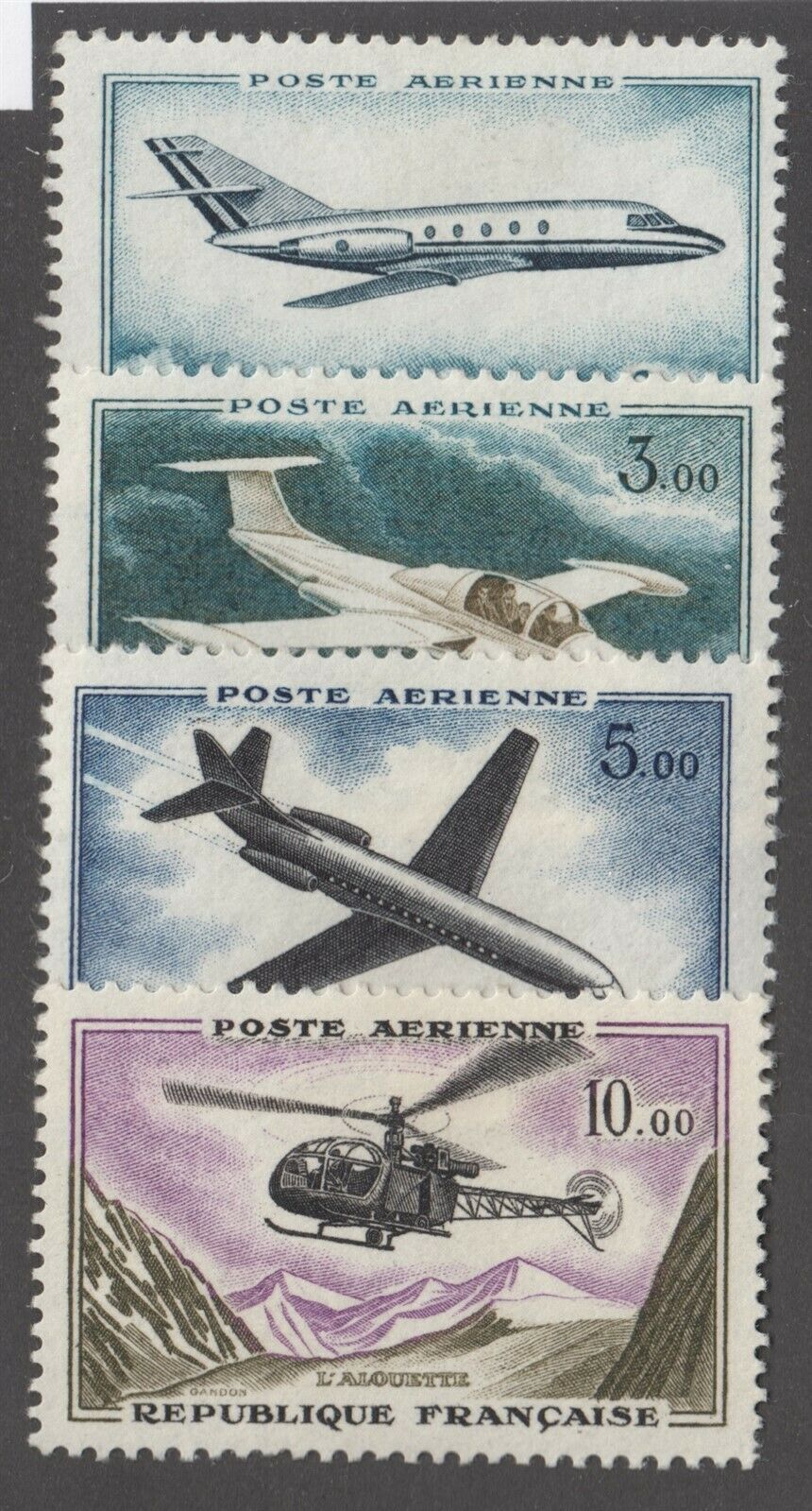 France #C37-40 Mint SET | Europe - France & Colonies, Air Mail Stamp ...