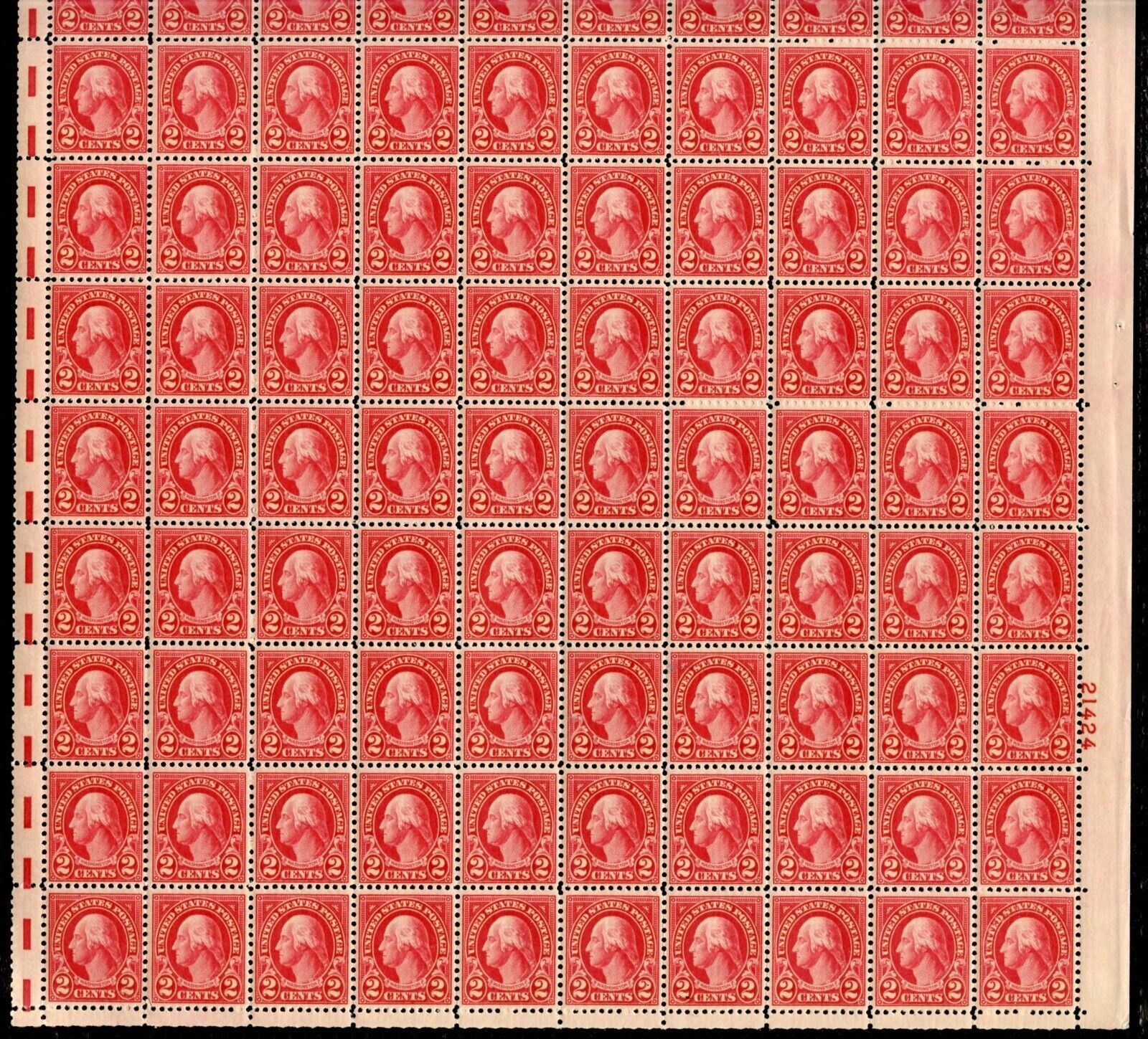 United States Scott #634 2c Washington Sheet(100) Mint NH | United ...