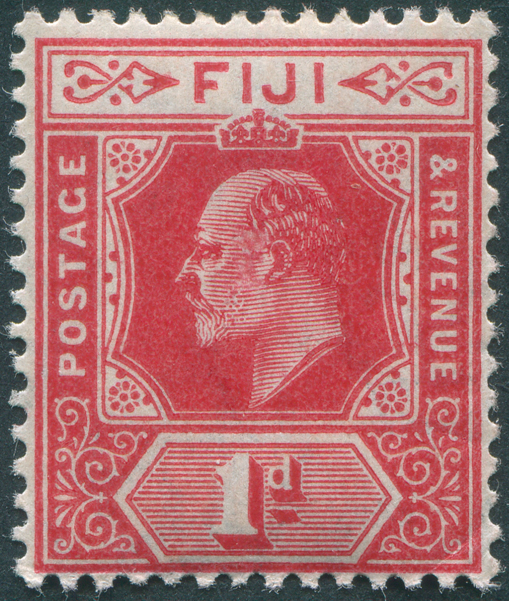 Fiji 1906 1d red SG119 unused | Australia & Oceania - Fiji, Stamp ...