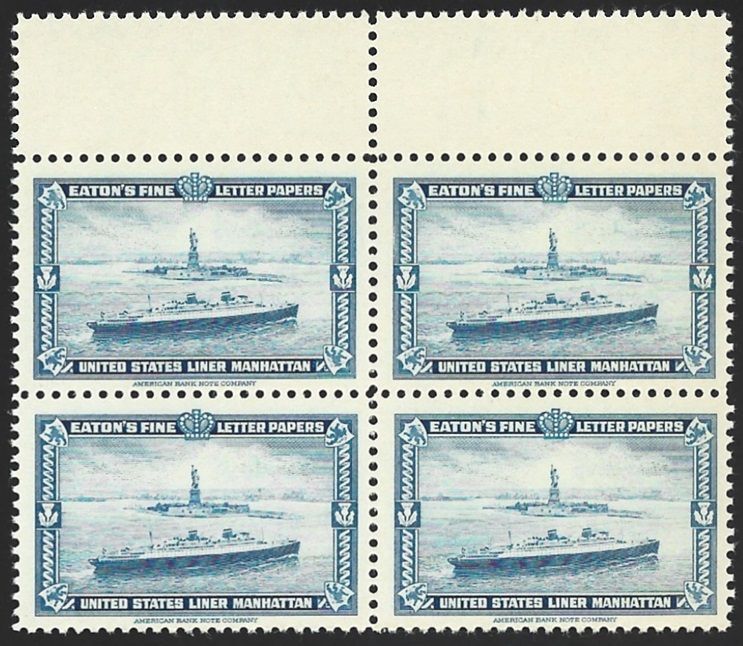 USA Eaton's | Ship 1939 NY World's fair Promotion Cinderella BLOCK ...