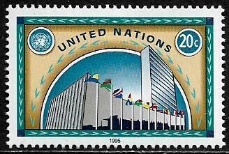 United Nations #668 MNH Stamp - United Nations Headquarters | Worldwide ...