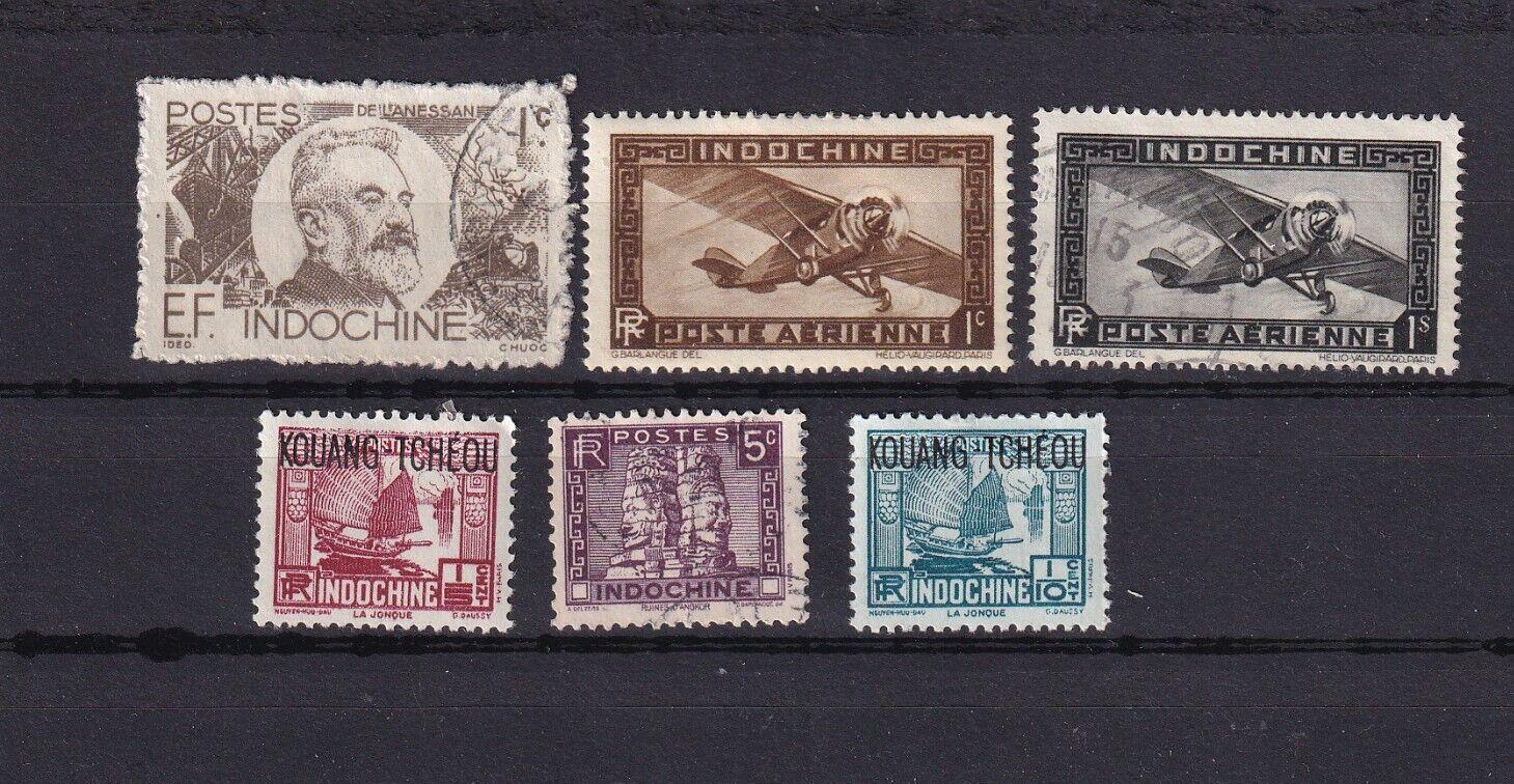 SA22e French Indochina 1930's - 1940's selection of used stamps ...
