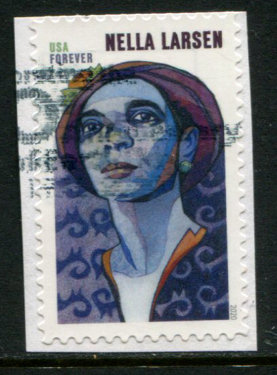 5471 US (55c) Voices of the Harlem Renaissance SA, used on paper ...