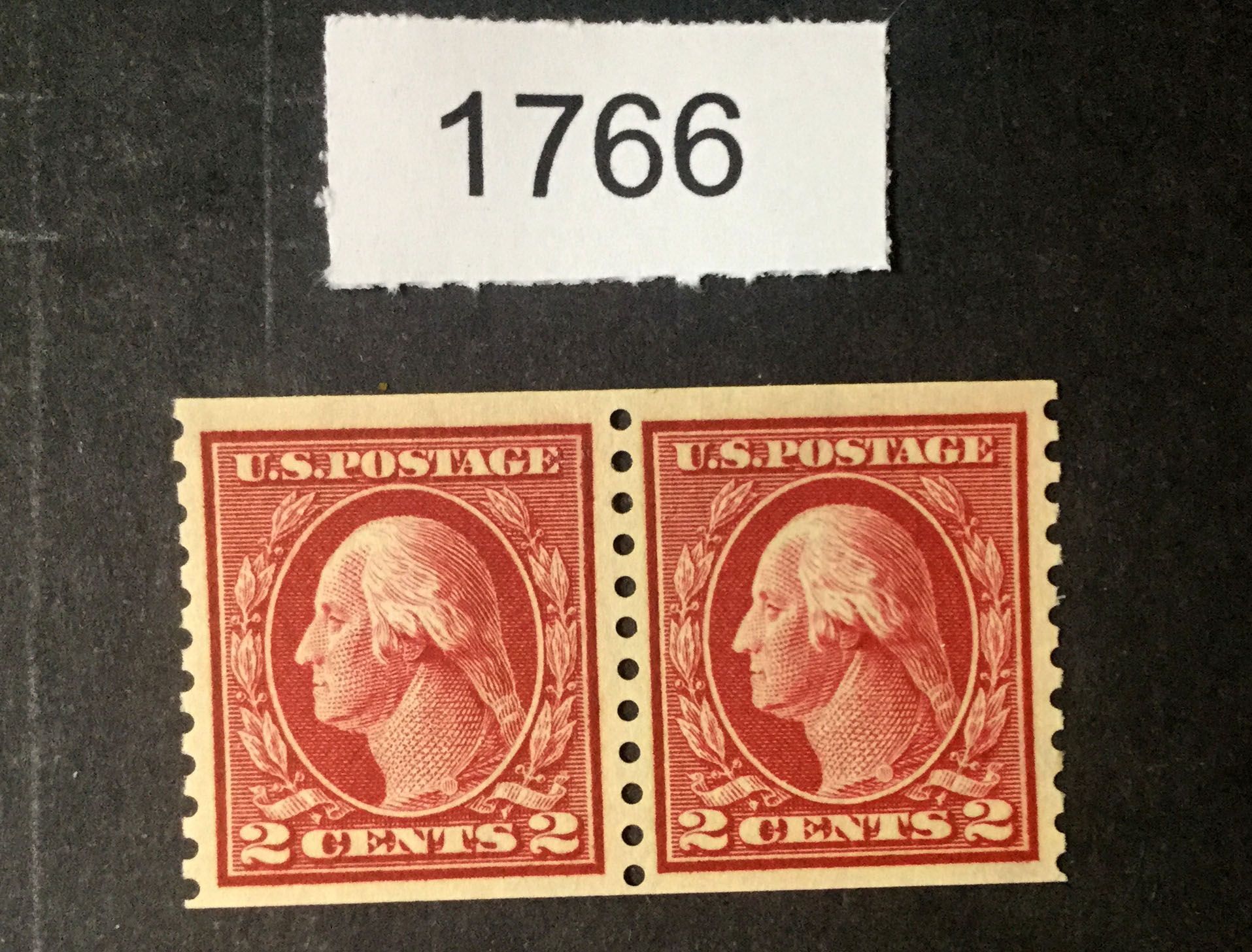 US Stamps #444 Mint OG LH Pair LOT #1766 | United States, General Issue ...