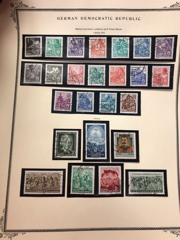Germany – Solid DDR Collection in Pair of Scott Specialty Album ...
