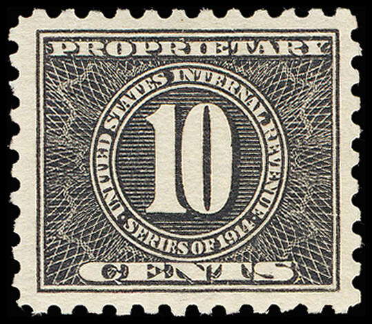 U.S. REV. Proprietary Rb63 Mint (ID # 118010) | United States, Revenues ...