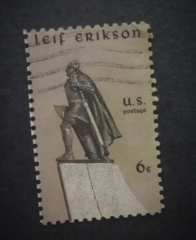 Usa stamp, Leif Erikson us postage 6 c | United States, Stamp / HipStamp