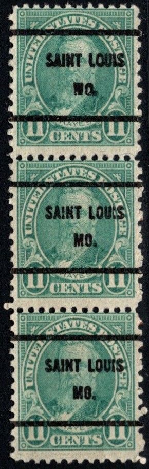 1931 US Scott #- 692 11 Cents Rutherford B. Hayes Precancel St. Louis ...