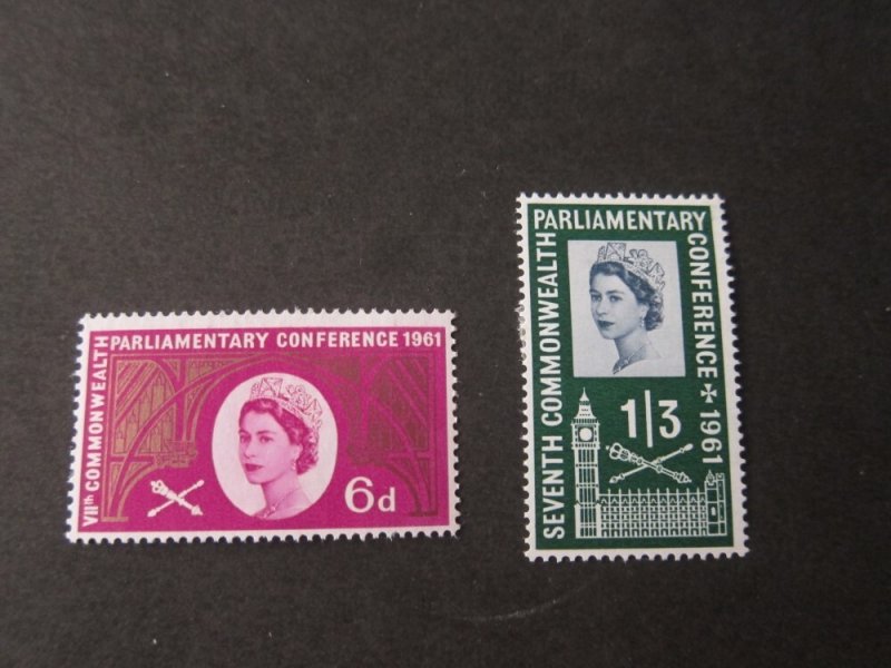 Great Britain 1961 Sc 385-6 set MH | Great Britain, General Issue Stamp ...