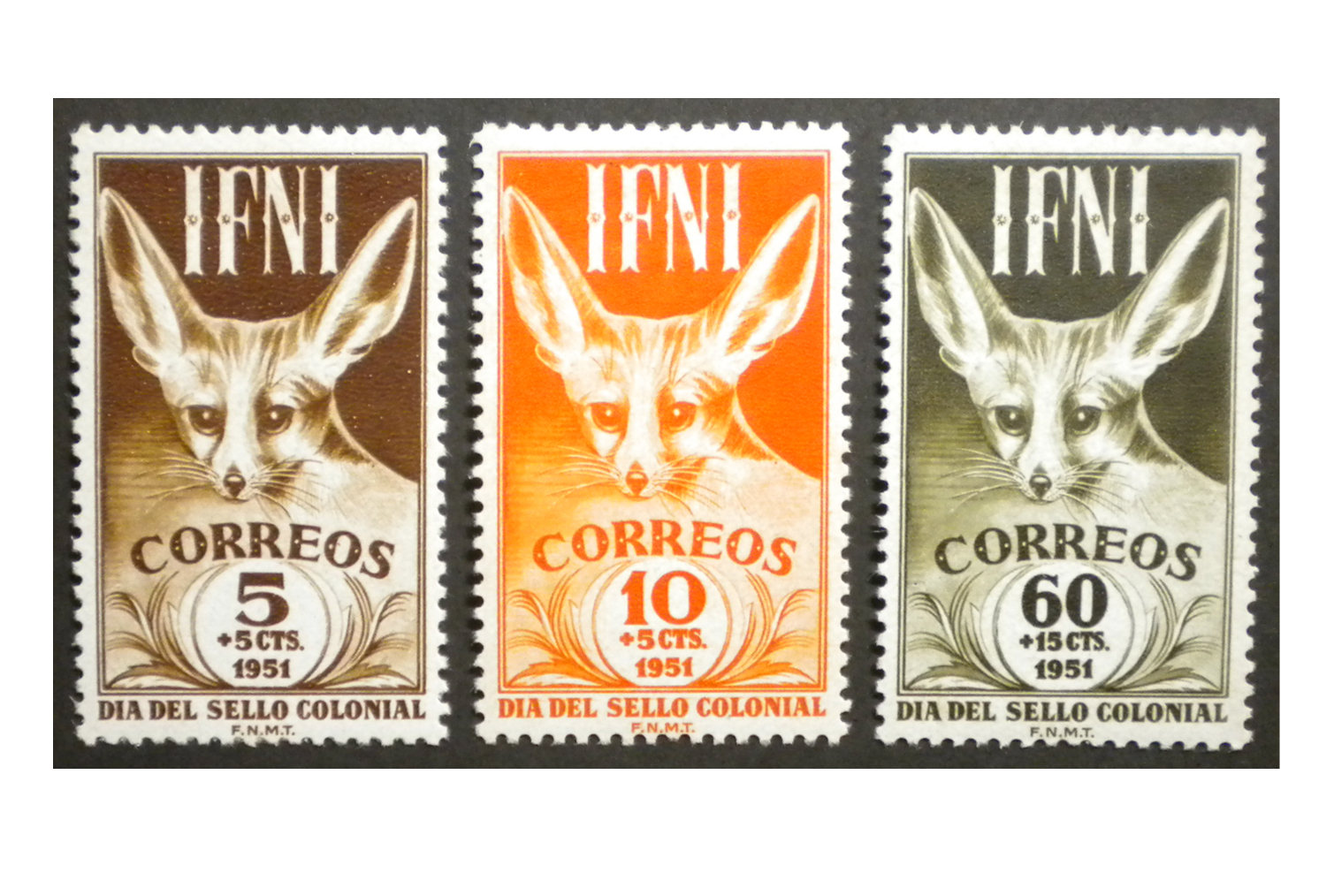 Spanish Ifni Stamp 1951 Scott B4 - B6. Unused | Europe - Spain ...
