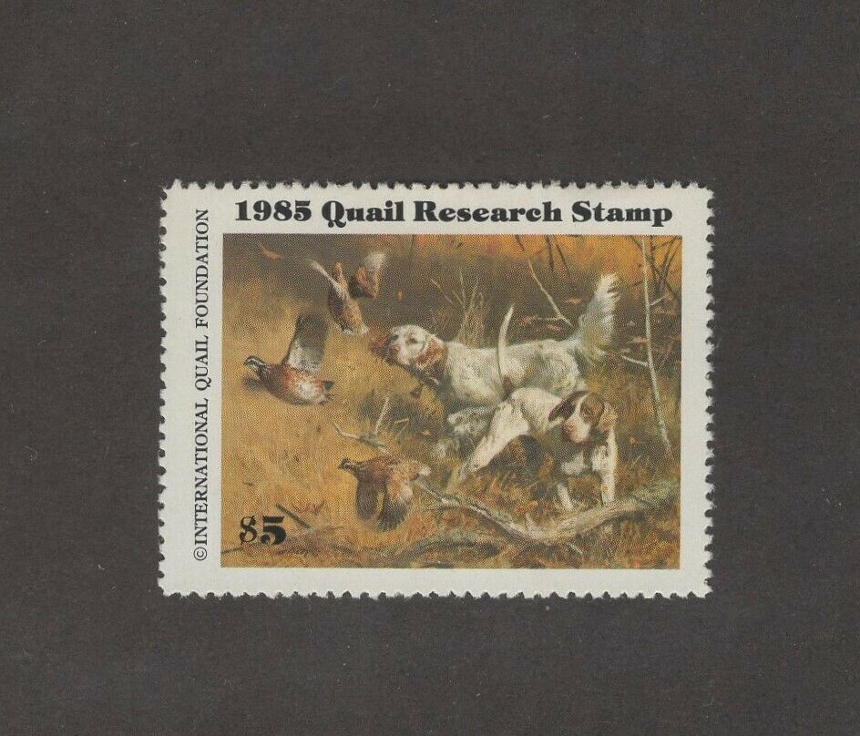 IQFR4 - International Quail Foundation Research Stamp. Single. MNH ...