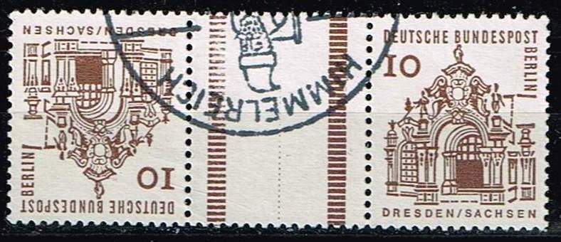 Germany, Scott#9N215 used, Tête-Bêche of booklet-sheet stamp | Europe ...