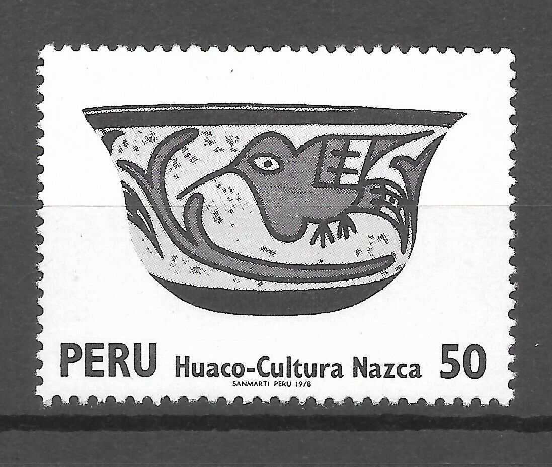 Peru 1978 Huaco Nazca Culture Native American 50s Black SC 661 MI 1115 ...