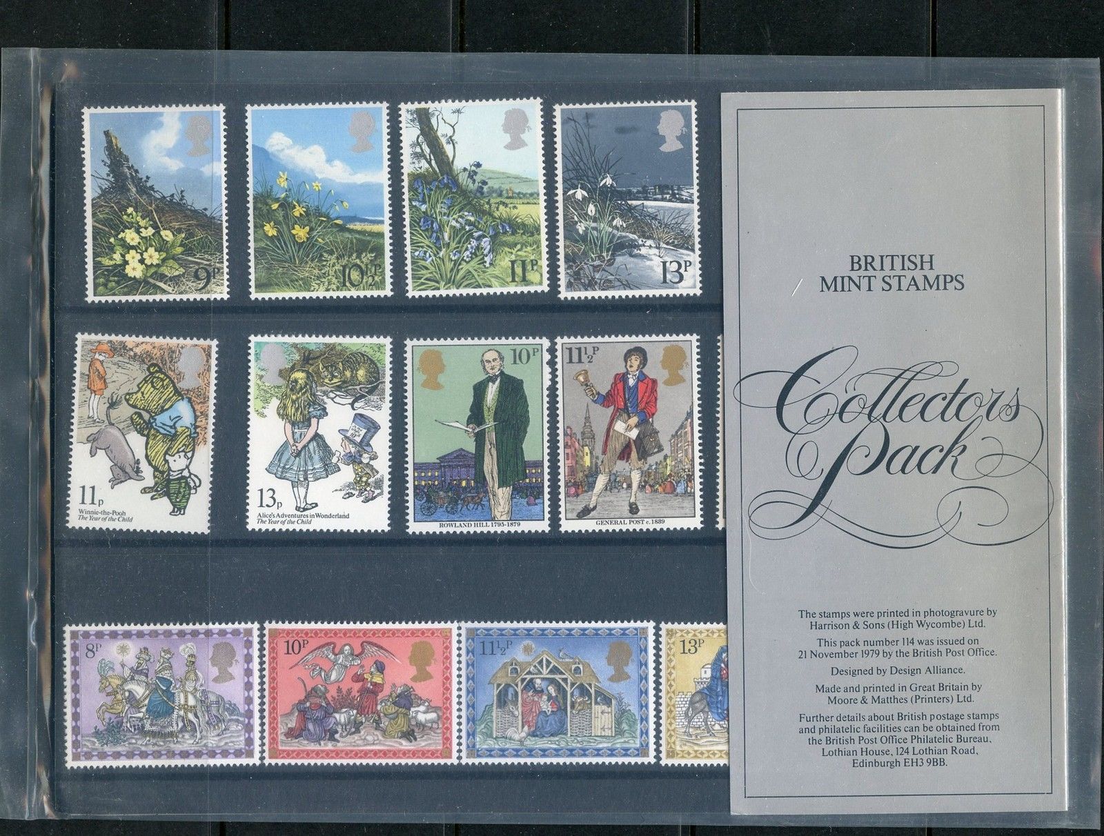 GREAT BRITAIN 1979 COLLECTORS YEAR COMMEMORATIVE PACKS ALL STAMPS MINT ...